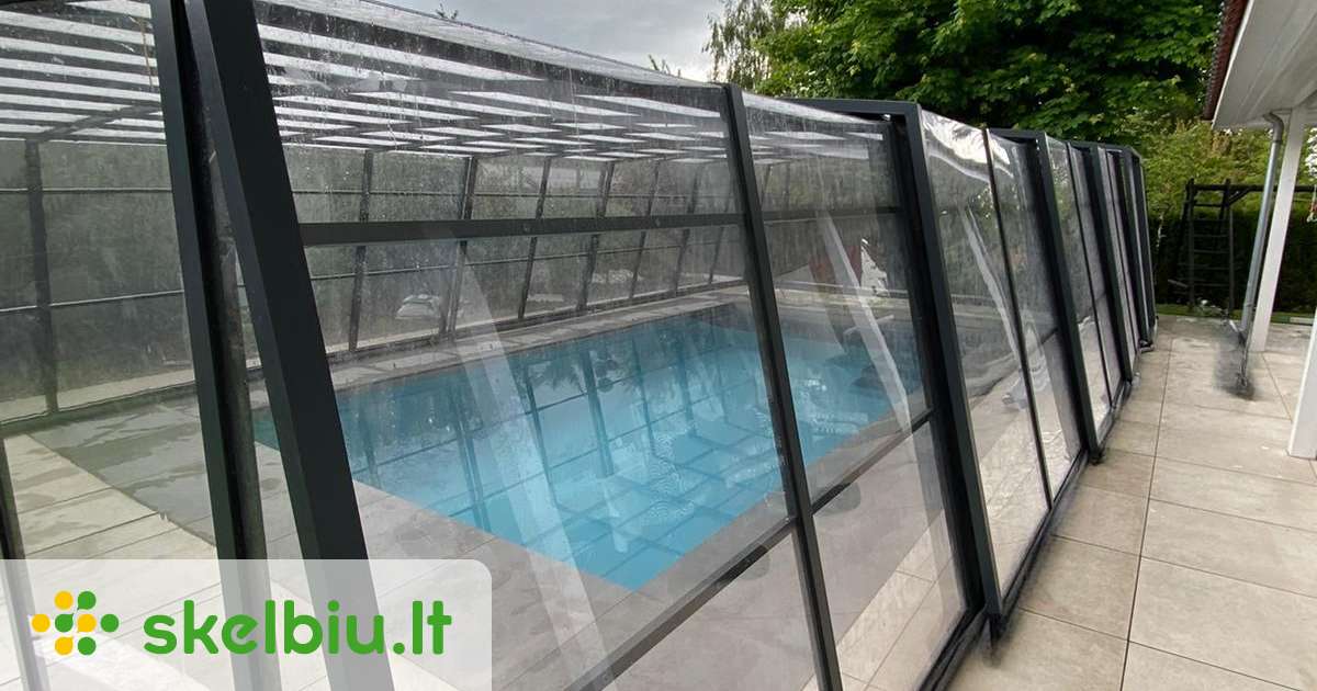 Baseino stogelis, uždengimas baseinui, uzdangos. - Skelbiu.lt