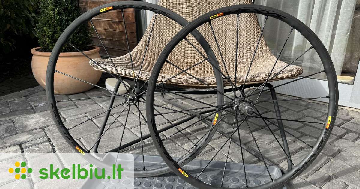 Pardodu 2 gen Mavic R-sys SLR Exalith Clincher rat - Skelbiu.lt