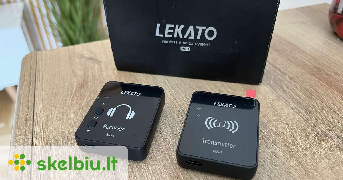 Lekato Ms-1 Wireless In-ear Monitoring System - Skelbiu.lt
