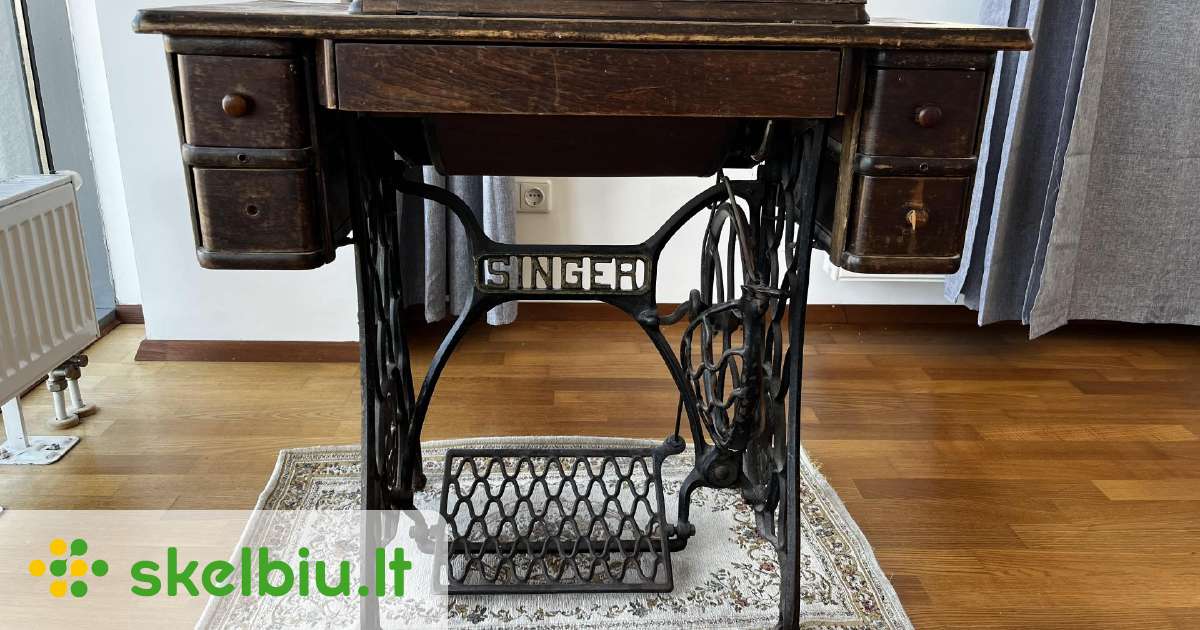 Parduodu antikvarinę Singer siuvimo mašina - Skelbiu.lt