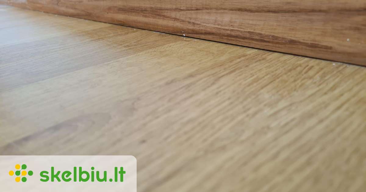 Ąžuolinės grindjuostės / plintusai / apvadai - Skelbiu.lt