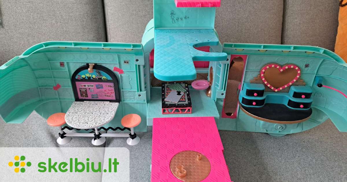 Lol Surprise autobusas, didžiulis lėlių namas - Skelbiu.lt
