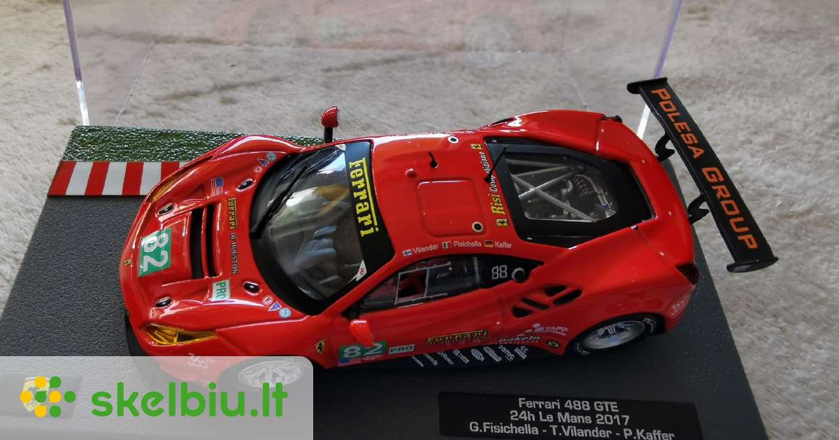 Ixo 1:43 Ferrari 488 Gte Le Mans - Skelbiu.lt