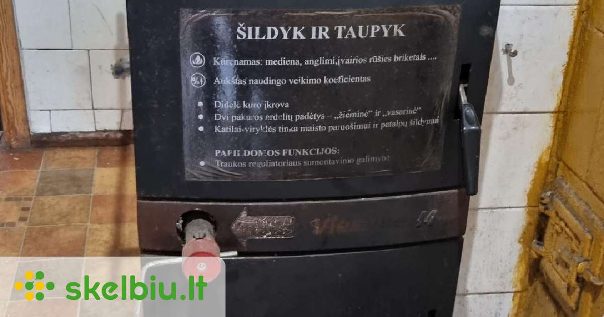 Naudotas pečius - Skelbiu.lt