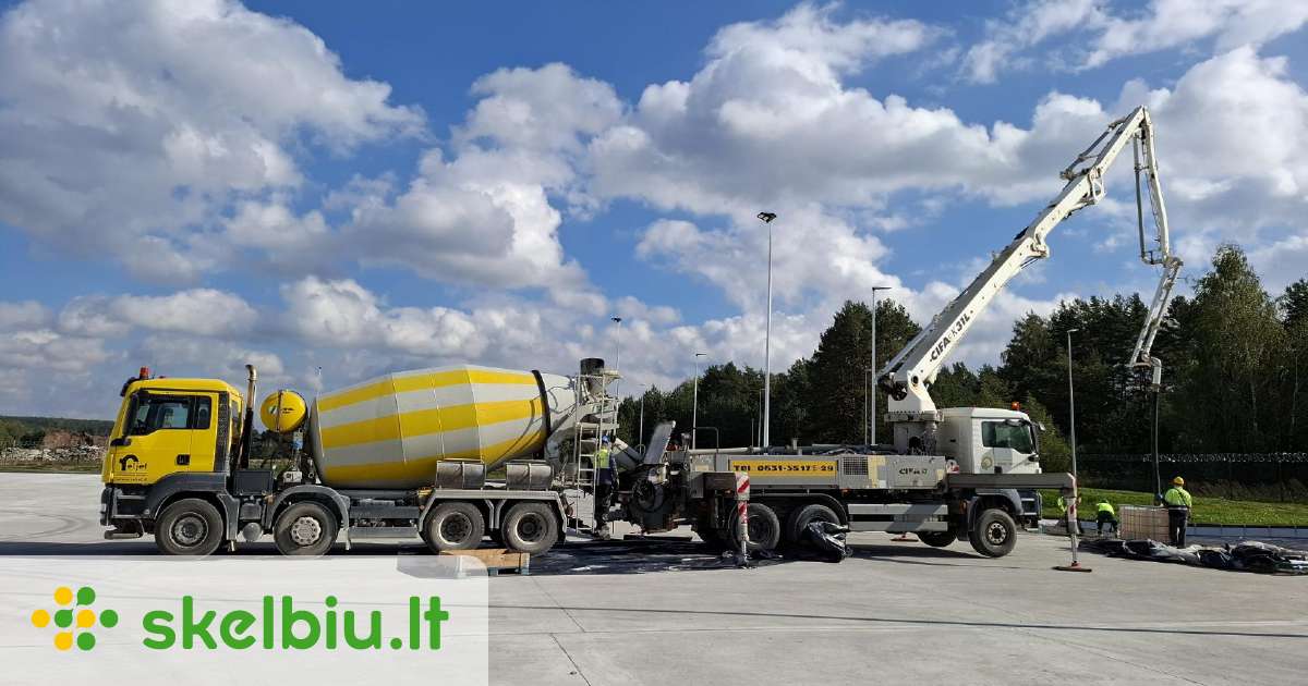 Prekinio betono gamyba / Betono siurblio paslaugos - Skelbiu.lt