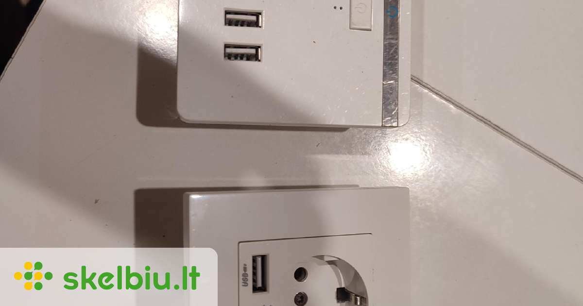 Rozetės su Usb krovikliu. - Skelbiu.lt