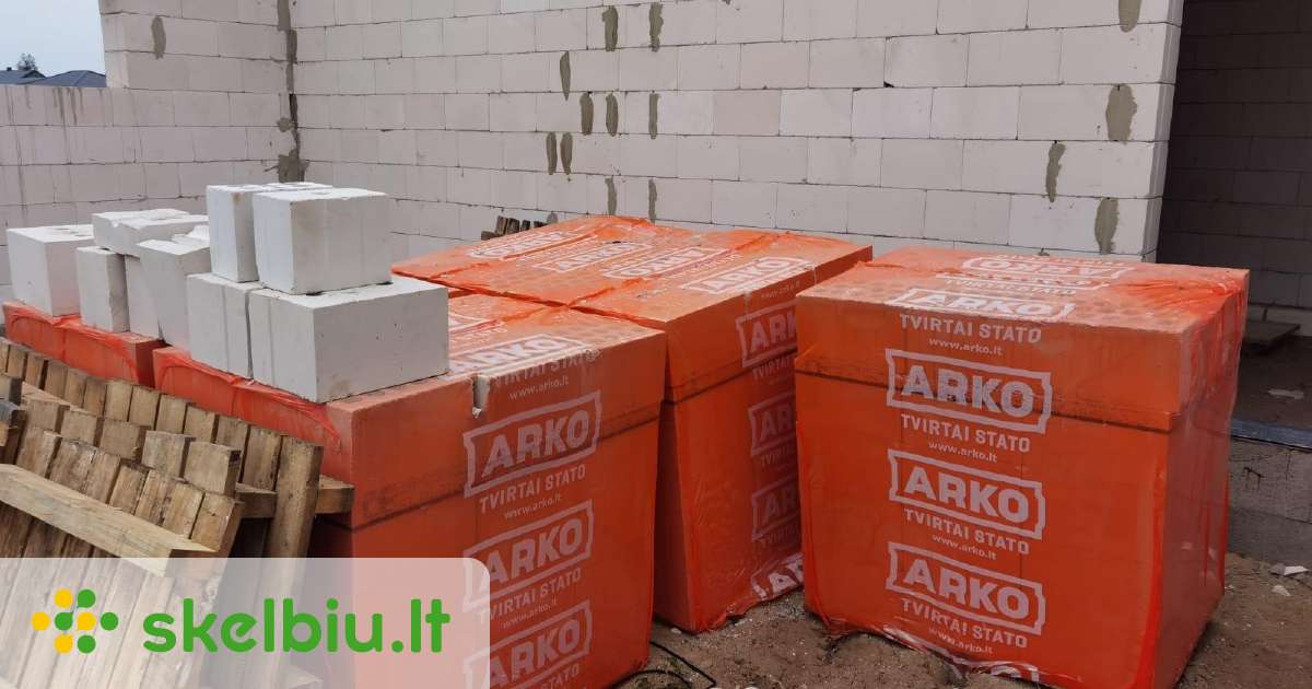 Silikatiniai blokeliai Arko M24 - Skelbiu.lt
