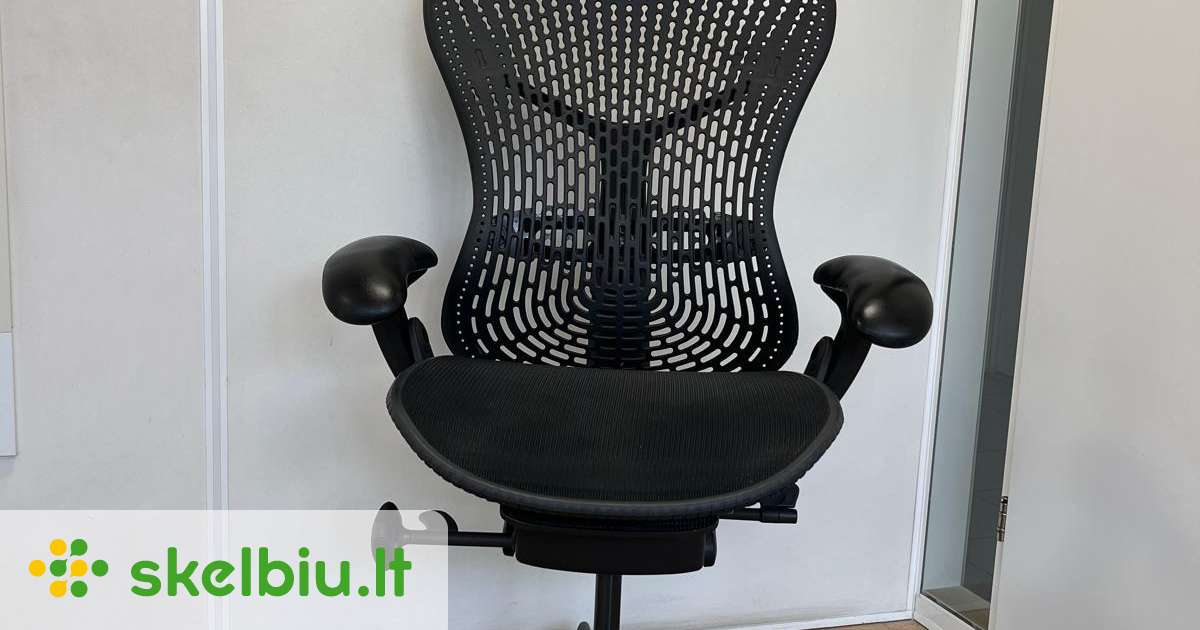 Refurbished Herman Miller Mirra Black Edition - Skelbiu.lt