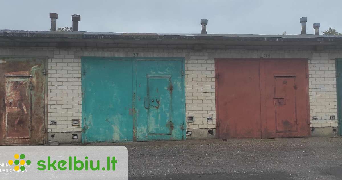 Garažas, Klaipėdoje Minijos g., mūrinis garažas Nekilnojamo turto ...
