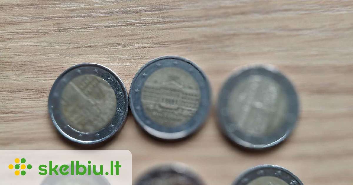 Proginės 2 eurų monetos iš apyvartos - Skelbiu.lt