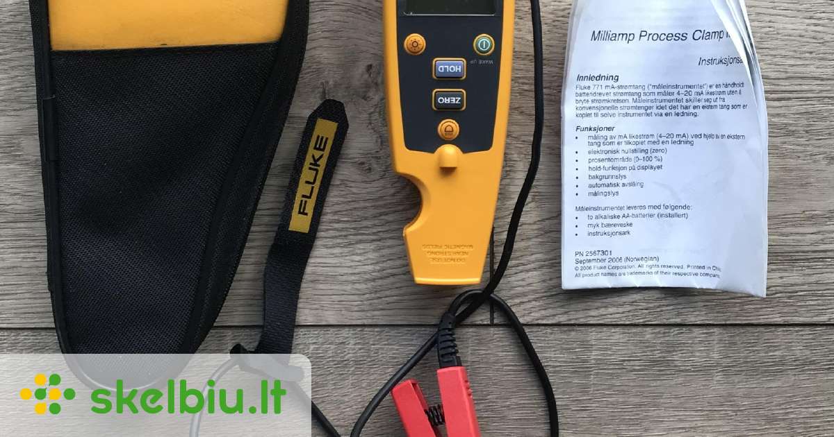 Fluke testeriai - Skelbiu.lt