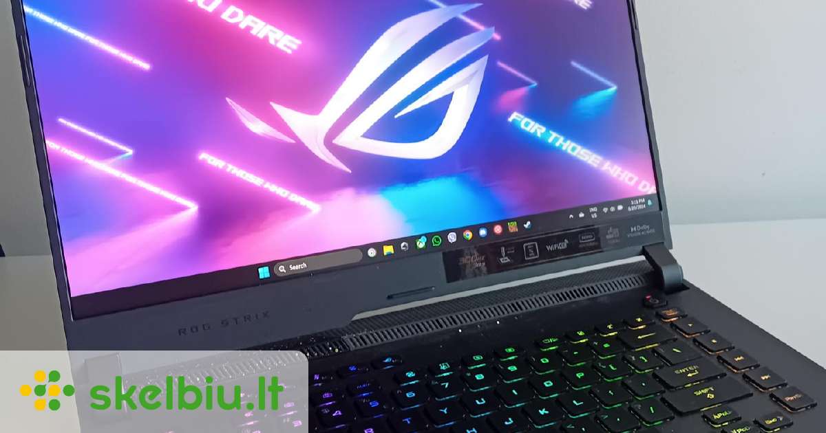 Rog Strix G513 *kaip naujas*. Kaina derinama - Skelbiu.lt