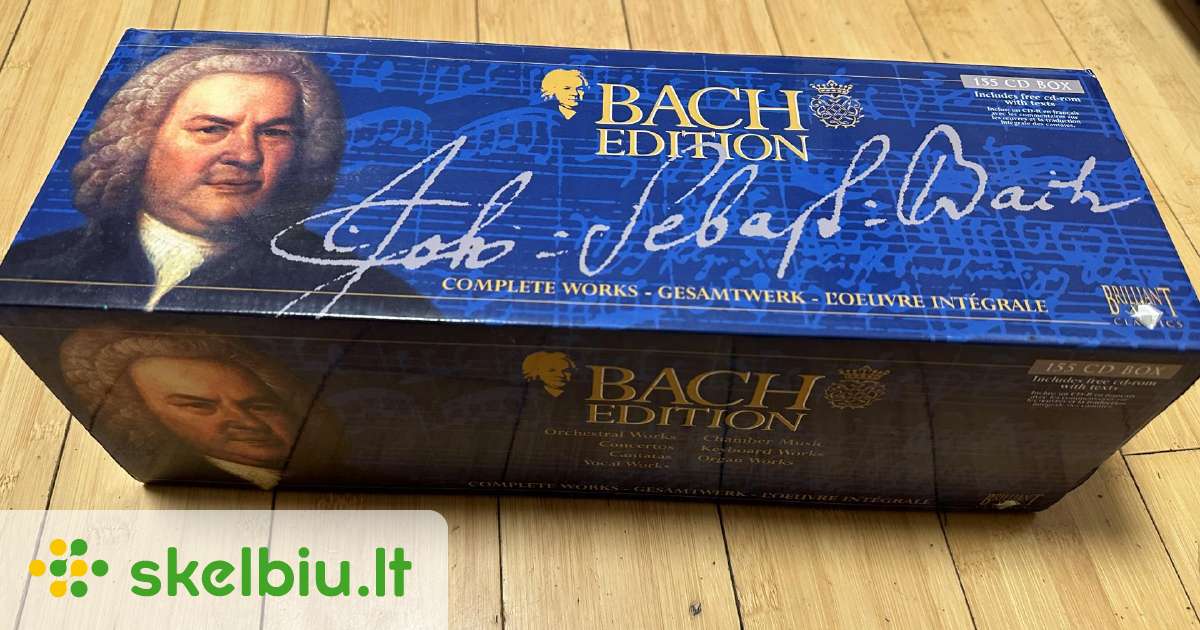 Bach Edition 155 CD Box - Skelbiu.lt
