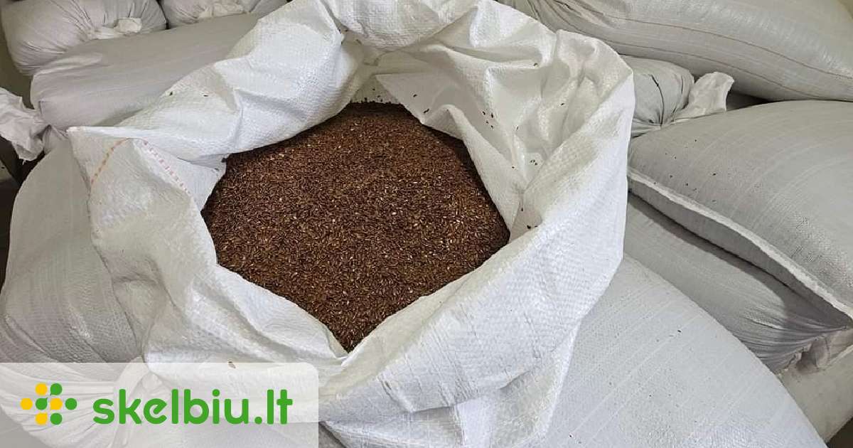 Linų sėmenis, margainio sėklos - Skelbiu.lt