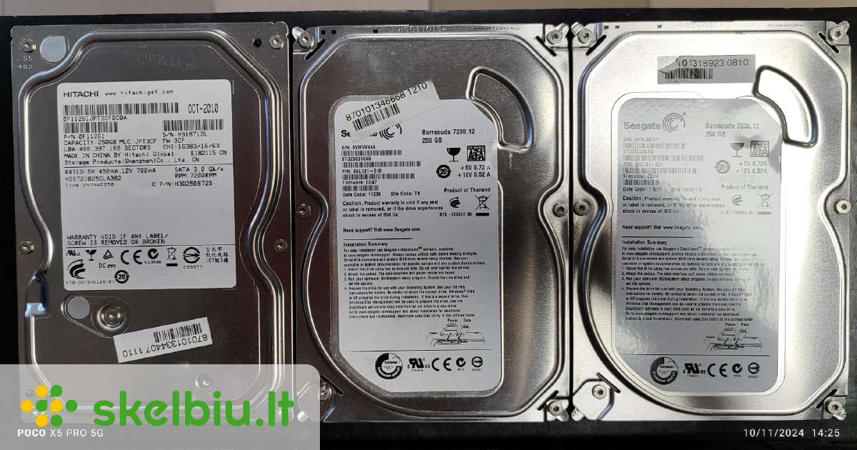 HDD Sata/ide diskai 3.5" - Skelbiu.lt