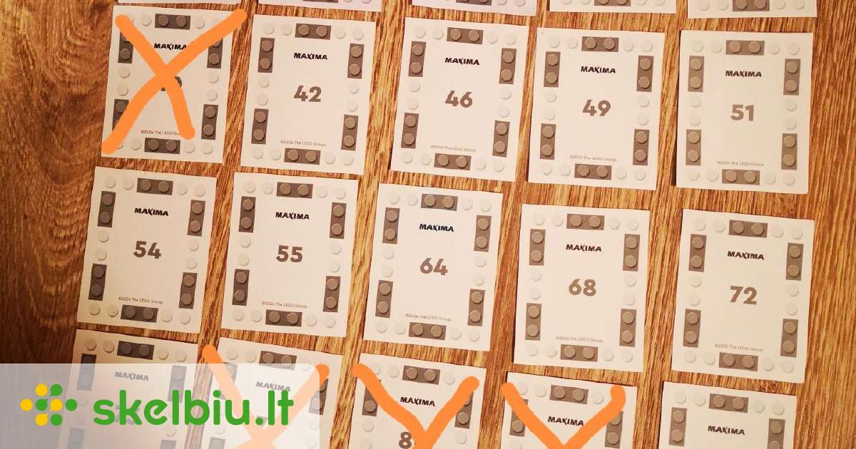 Maxima lego lipdukai 2024m - Skelbiu.lt