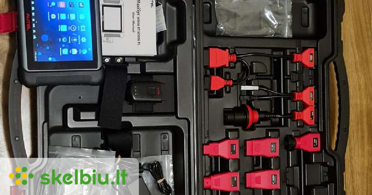 Autel Maxisys Ms906 Bt automobilių diagnostikos ko - Skelbiu.lt