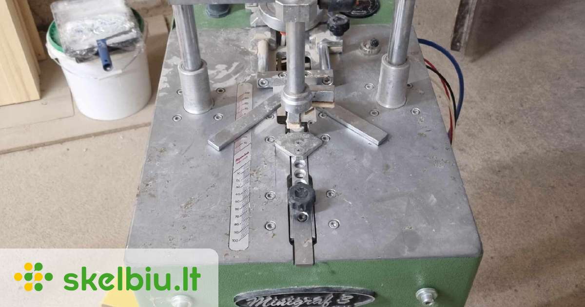 Rėmelių sujungimo staklės Minigraf - Skelbiu.lt