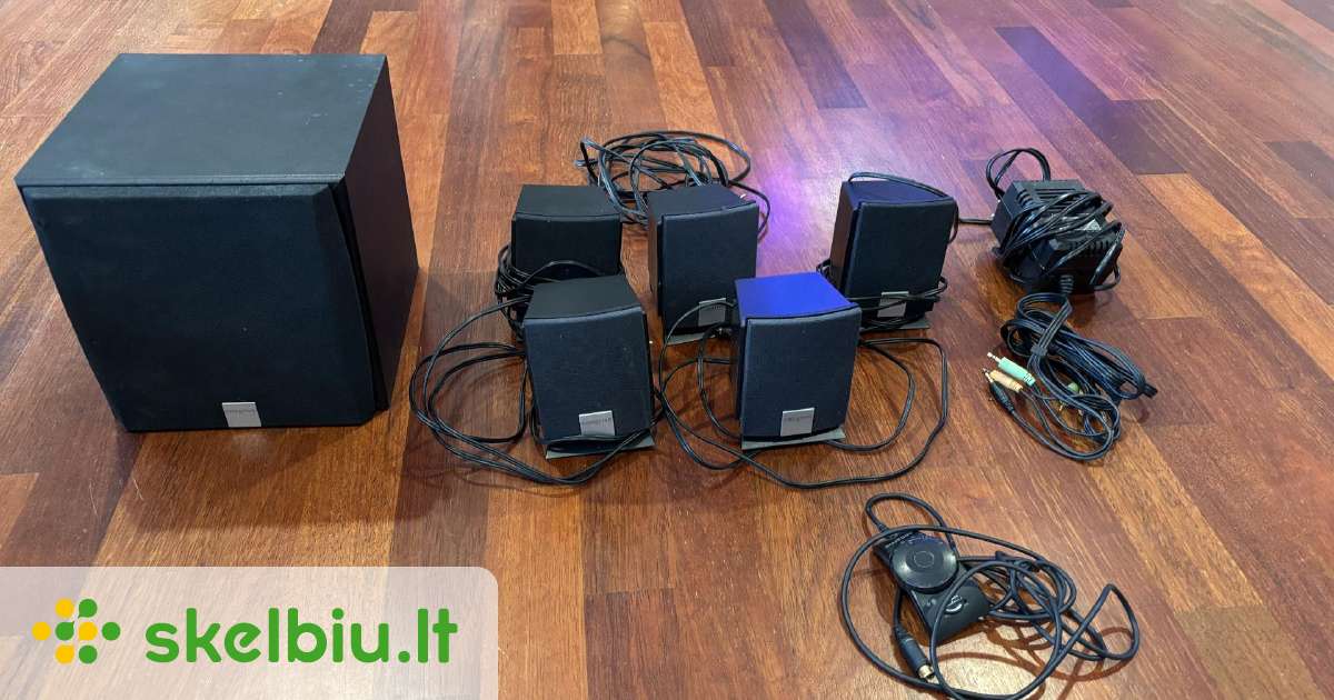 Creative 5.1 garso sistema - Skelbiu.lt
