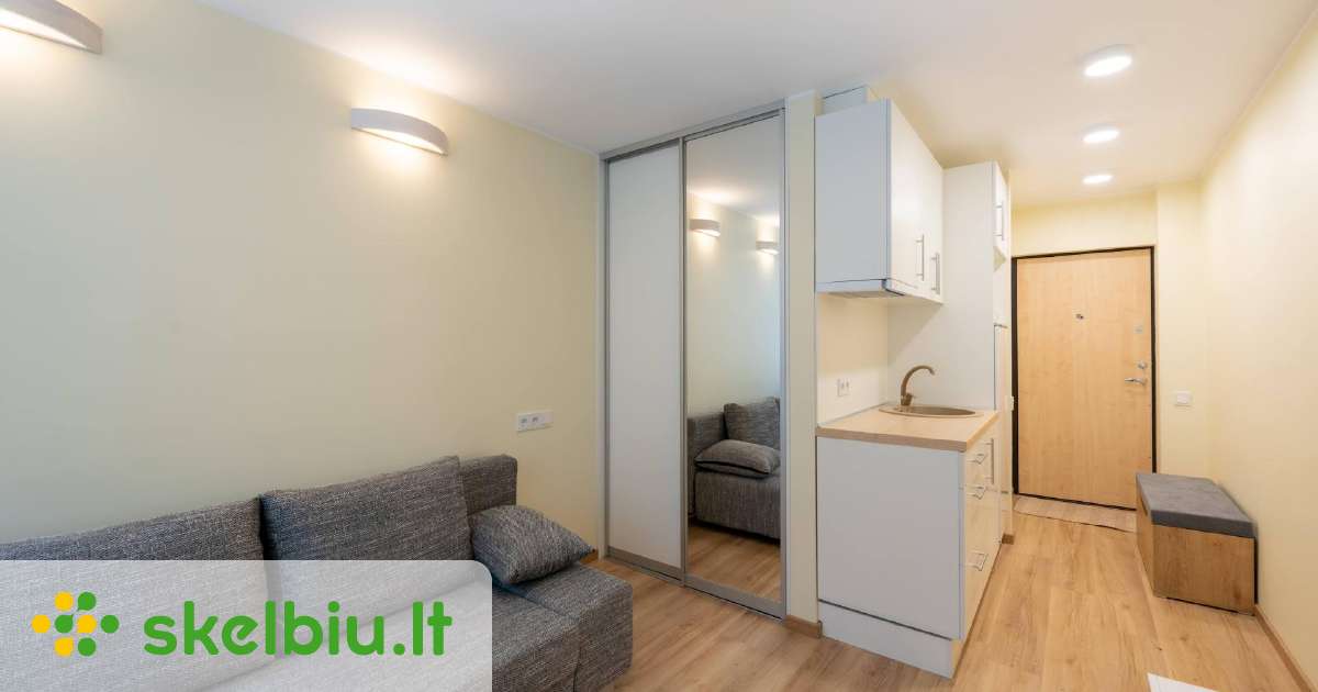 Butas nuomai, Vilniuje Filaretuose Olandų g., 1 kambario buto nuoma ...