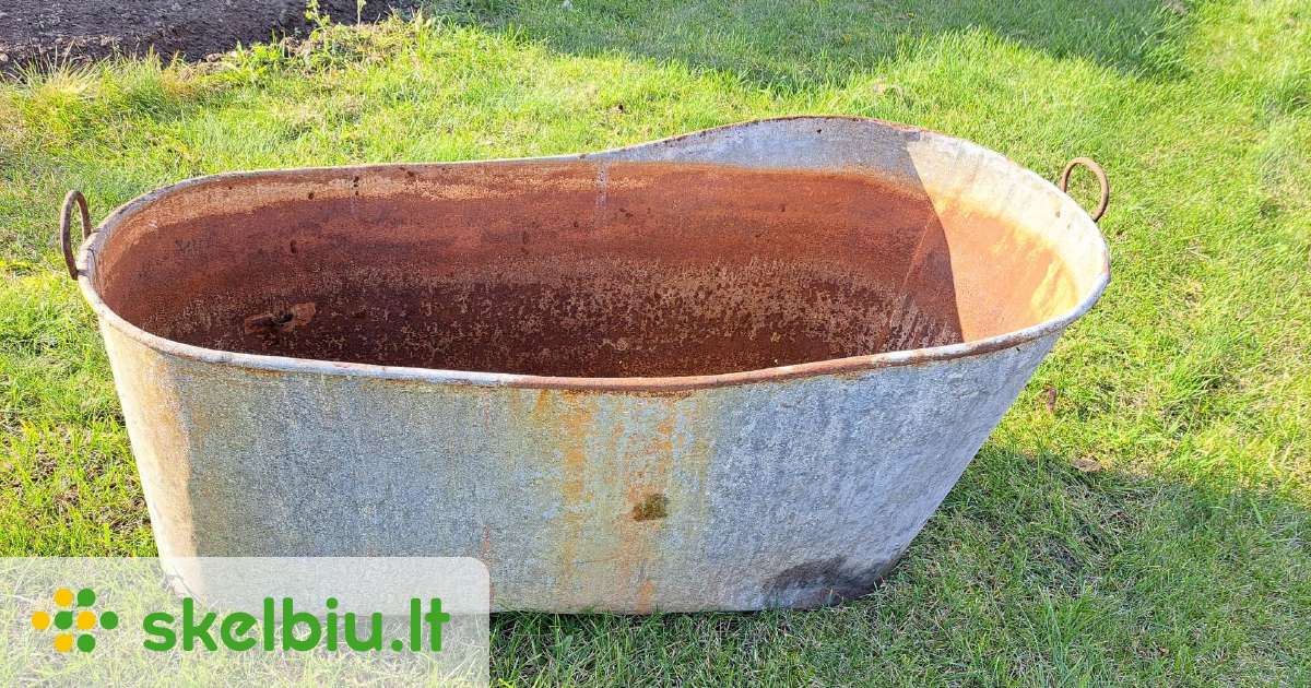 Antikvarinė metalinė vonia - Skelbiu.lt