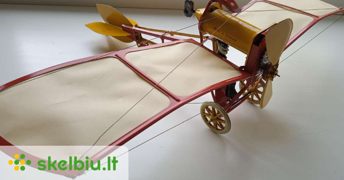 Vintažinis lėktuvo modelis - Skelbiu.lt