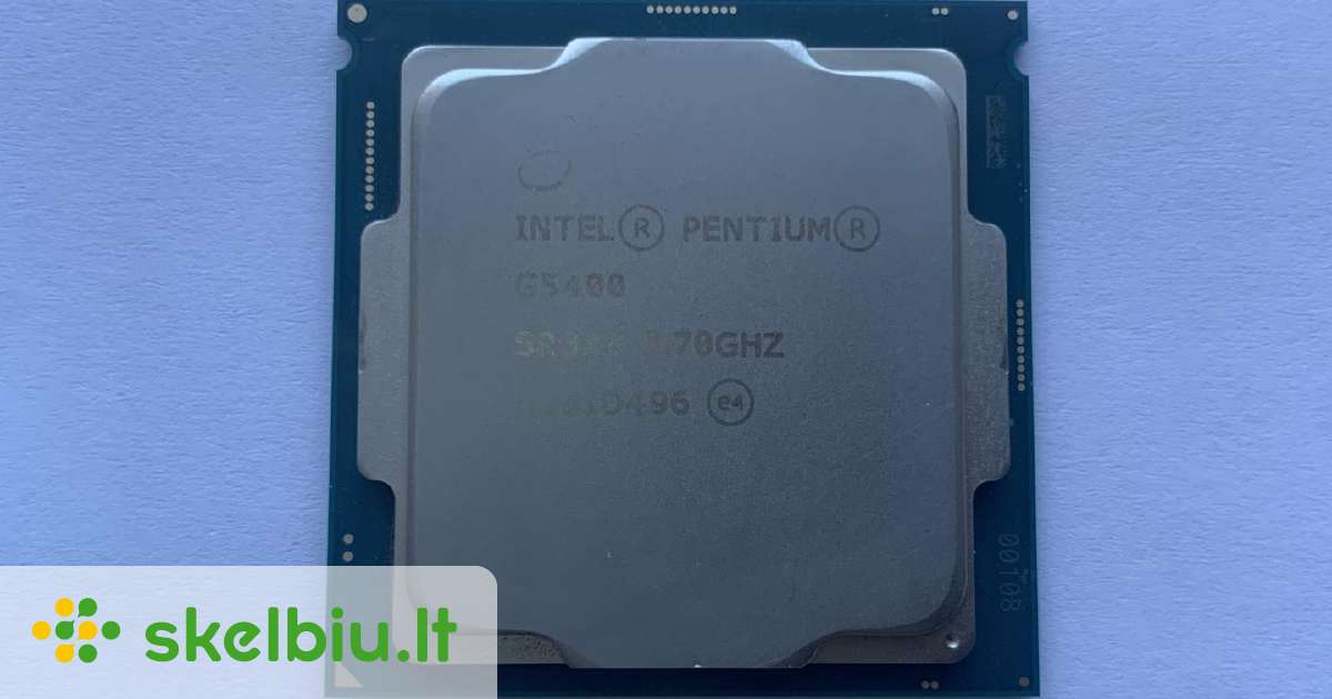 Intel Pentium Gold G5400 3.70ghz Lga1151 - Skelbiu.lt