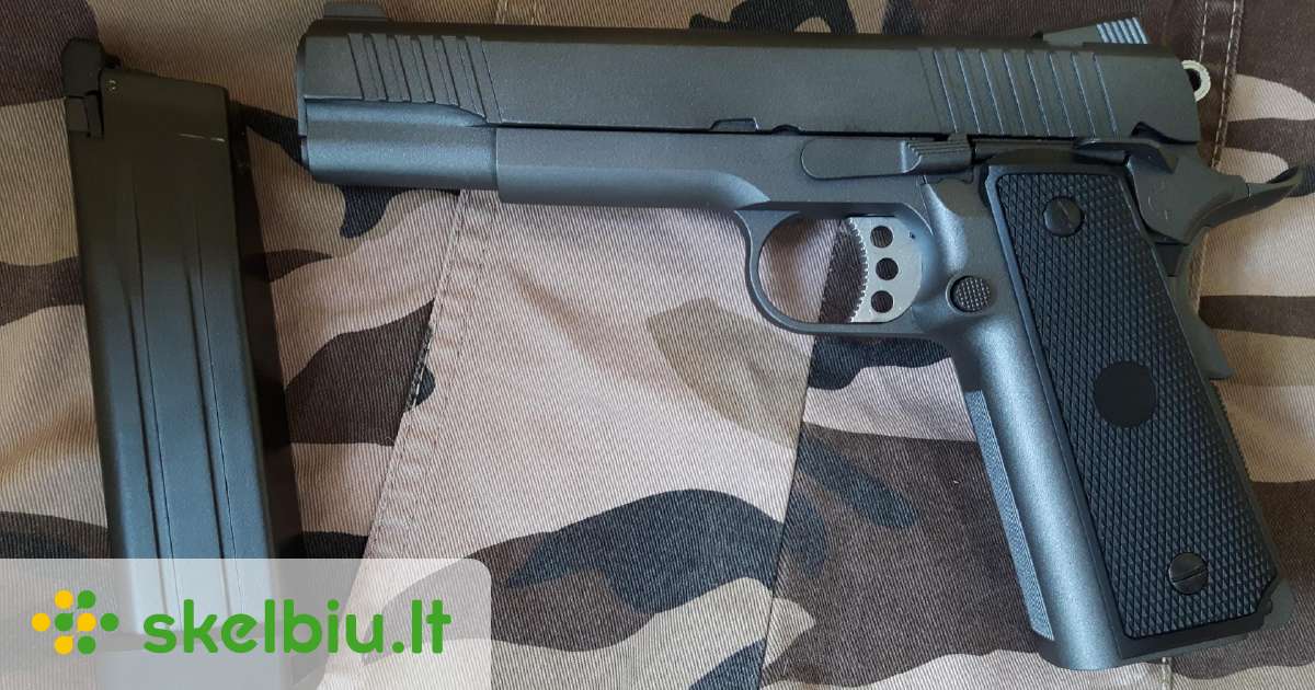 Colt M1911 Hicapa Full Metal Co2 Blowback - Skelbiu.lt