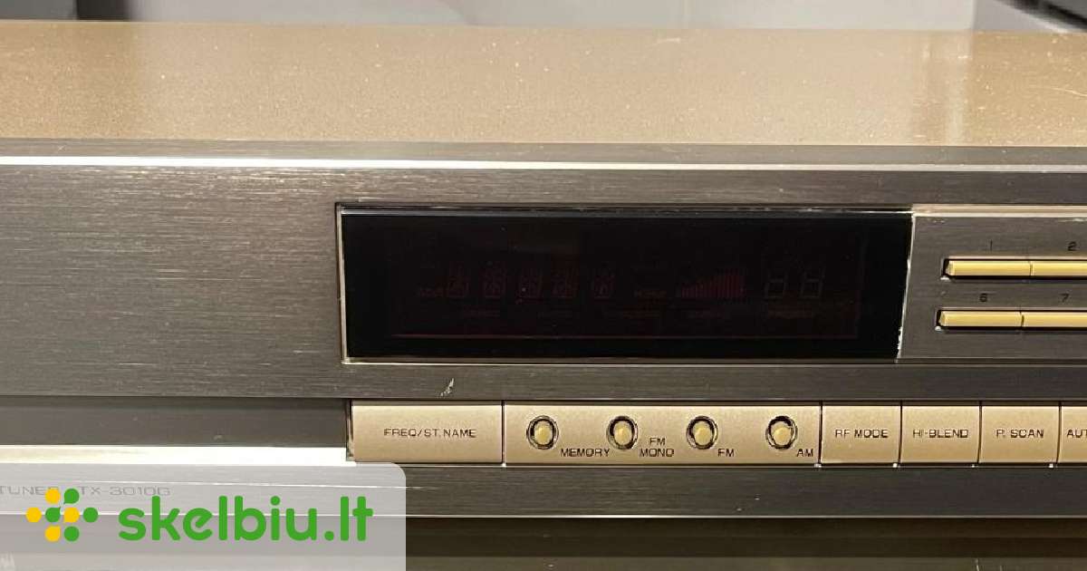 Sherwood tx-3010g / tuner / radijo imtuvai - Skelbiu.lt