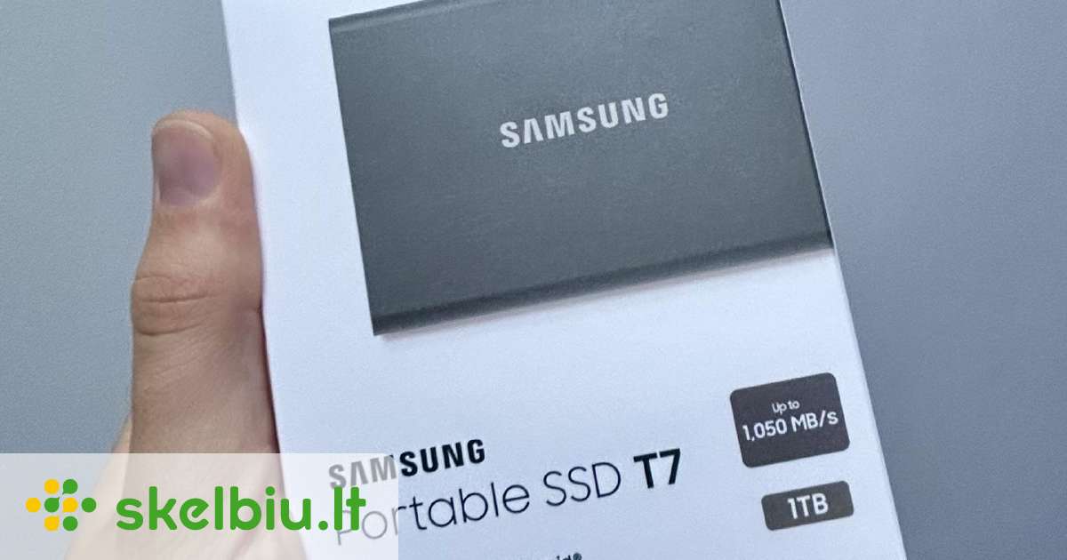 Samsung T7 SSD 1tb Isorinis diskas - Skelbiu.lt
