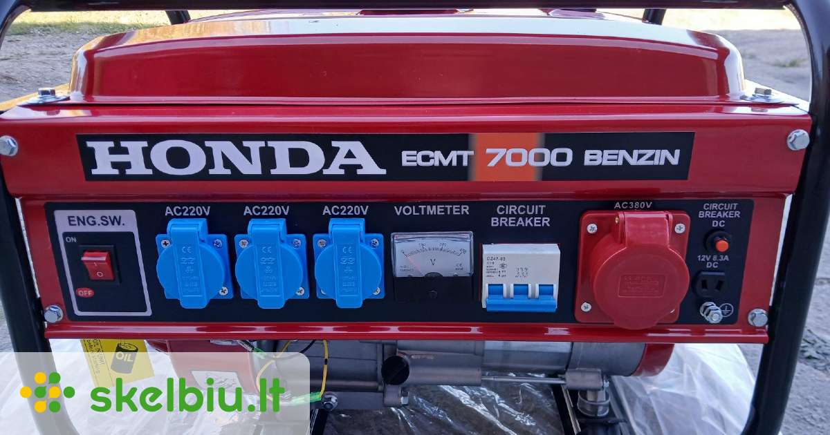 Generatorius Honda Ecmt 7000 - Skelbiu.lt