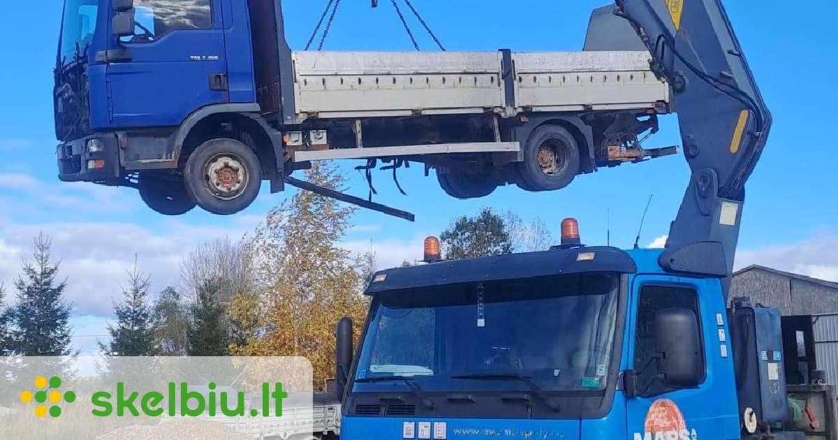 Fiskaras Manipuliatorius Kranas Tralas - Skelbiu.lt