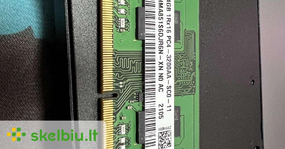Nešiojamo kompiuterio RAM. Ddr3-ddr4 - Skelbiu.lt