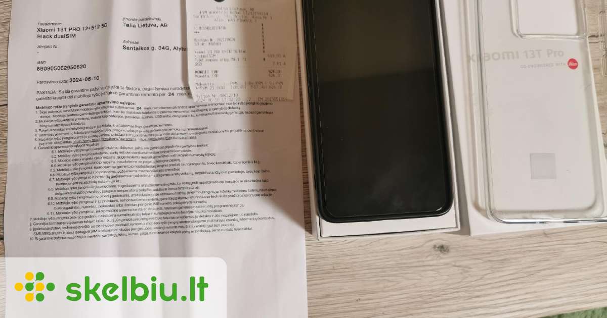 Xiaomi t13 pro 512 - Skelbiu.lt