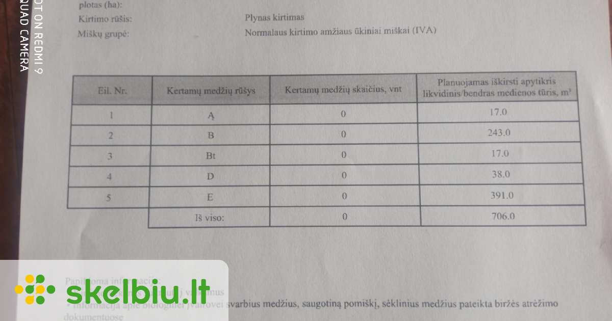 Miškas su žeme arba isikirtimui - Skelbiu.lt