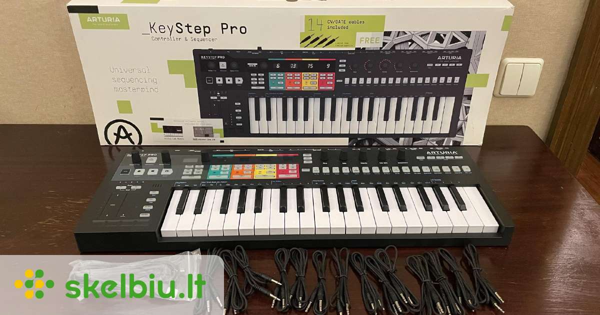 Arturia Keystep Pro Black Le - Skelbiu.lt