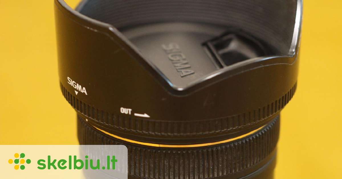 Sigma Ef (Canon mount) 50mm F1.4 Ex Dg Hsm - Skelbiu.lt