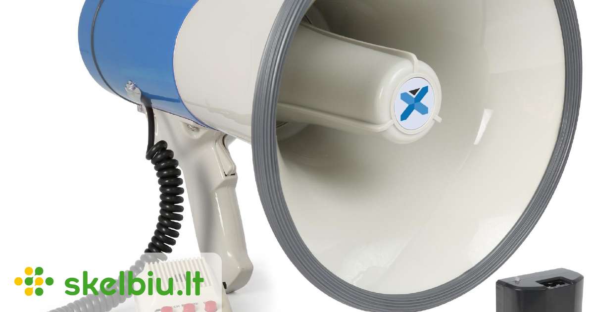 Vonyx Meg065 Megafonas 65w su akumuliatoriumi - Skelbiu.lt