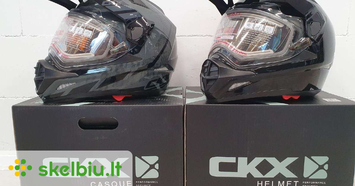 Ckx Quest Rsv žiemos šalmai su šildomu stiklu - Skelbiu.lt