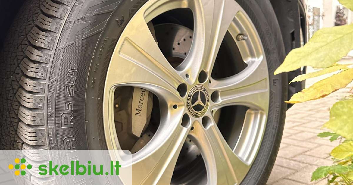Mercedes ratai R18 Originalūs ratlankiai + padango - Skelbiu.lt