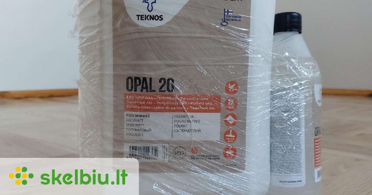 Parketo lakas Opal 20 - Skelbiu.lt