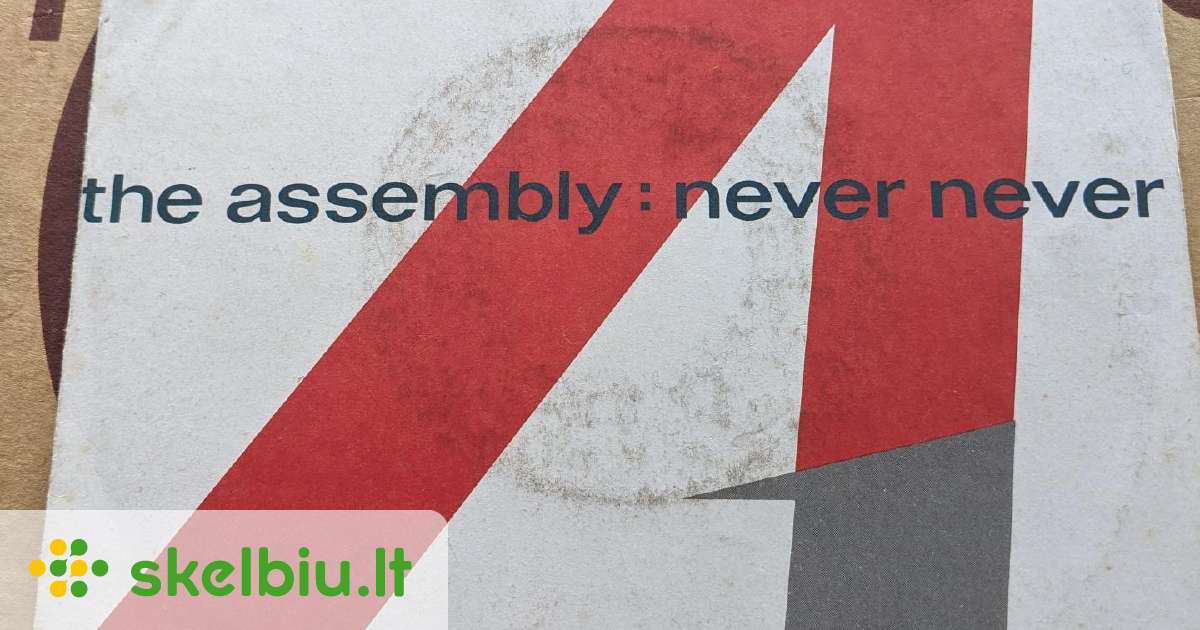 The Assembly - Never Never (7") - Skelbiu.lt