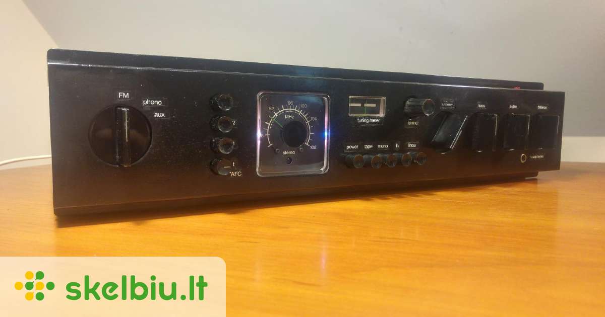 Sonab R4000, šviediškas stiprintuvas, patefono jun - Skelbiu.lt