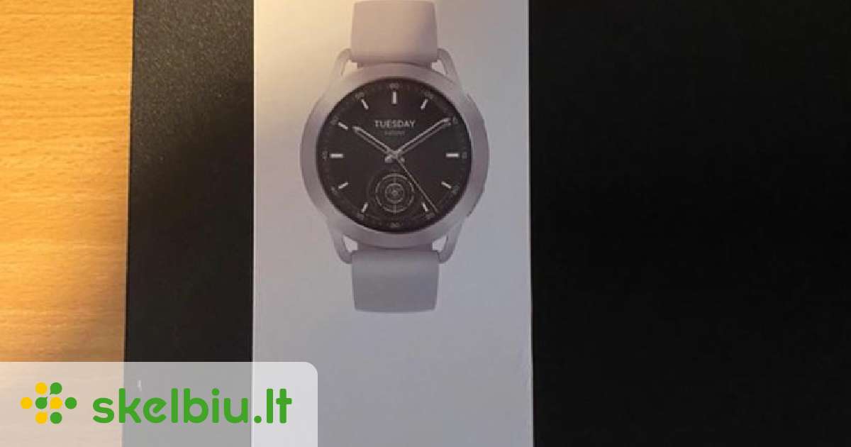 xiaomi watch s3 skelbimai - Skelbiu.lt
