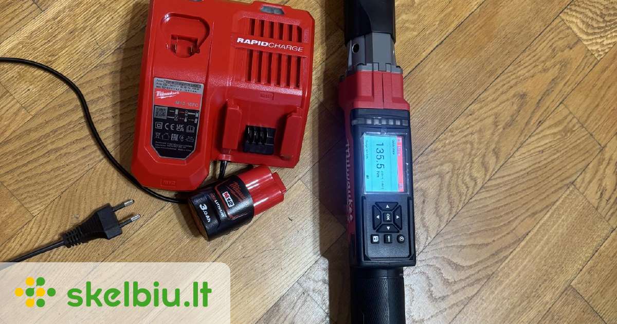 Milwaukee Akum. skaitmeninis dinamometrinis raktas - Skelbiu.lt