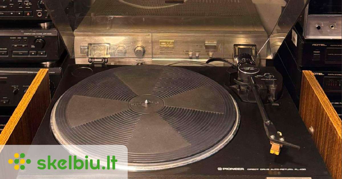 Pioneer pl-430 / patefonai / plokštelių grotuvai - Skelbiu.lt