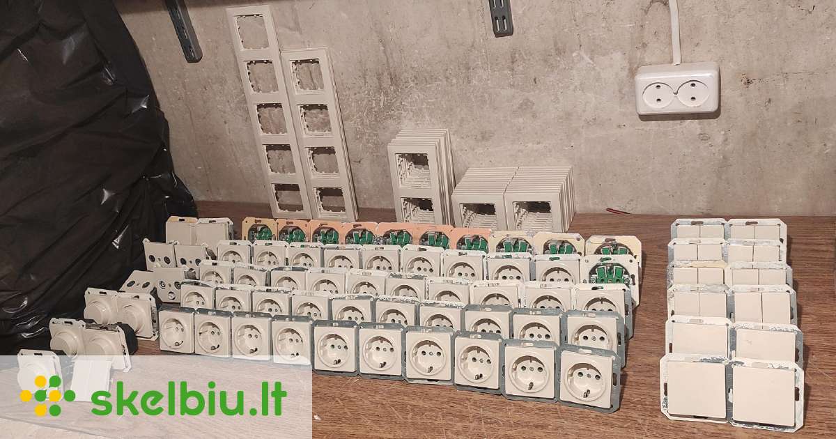 Siemens rozetės, jungikliai - Skelbiu.lt