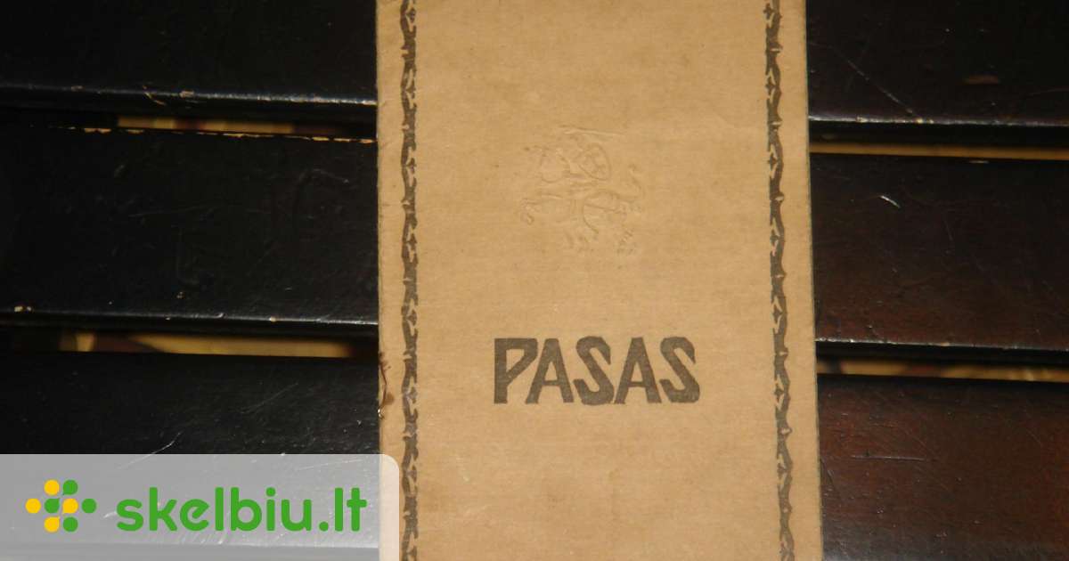 Prieskarinis lietuviskas pasas - Skelbiu.lt