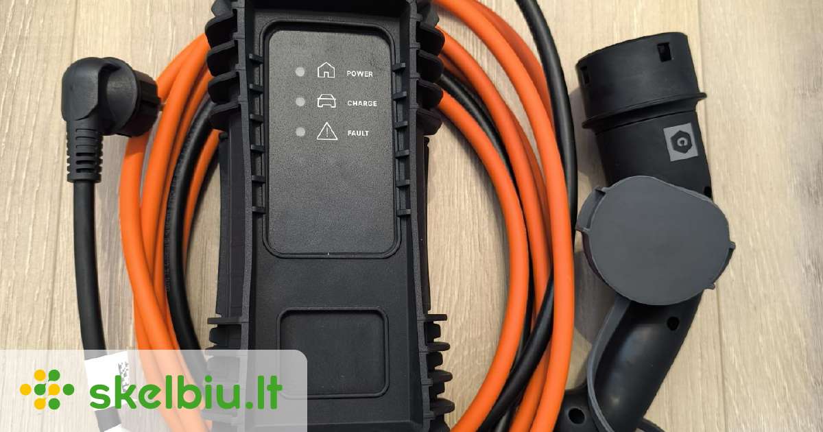 Elektramobilio ikrovikliai ir ikrovimo kabeliai - Skelbiu.lt