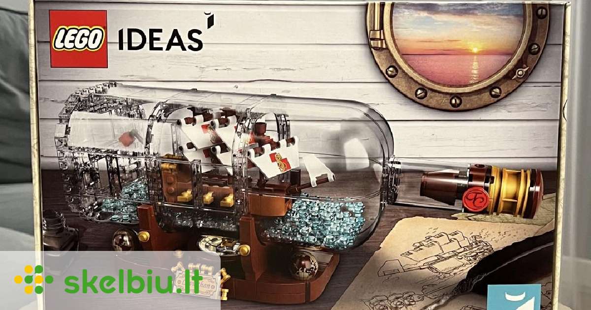 Lego 92177 Ideas Ship in a Bottle rinkinys - Skelbiu.lt